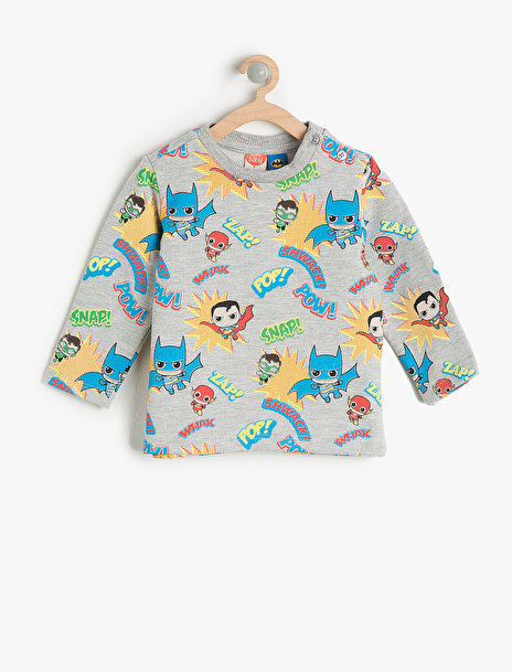 Koton Erkek Çocuk Batman Baskılı Sweatshirt