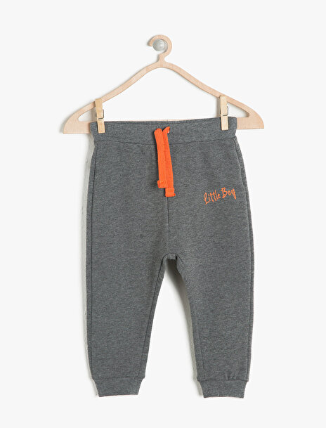 Koton Erkek Çocuk Yazı Baskılı Eşofman Altı