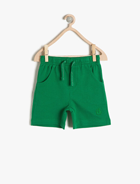 Koton Erkek Çocuk Beli Bağlamalı Şort Koton Erkek Çocuk Beli Bağlamalı Şort