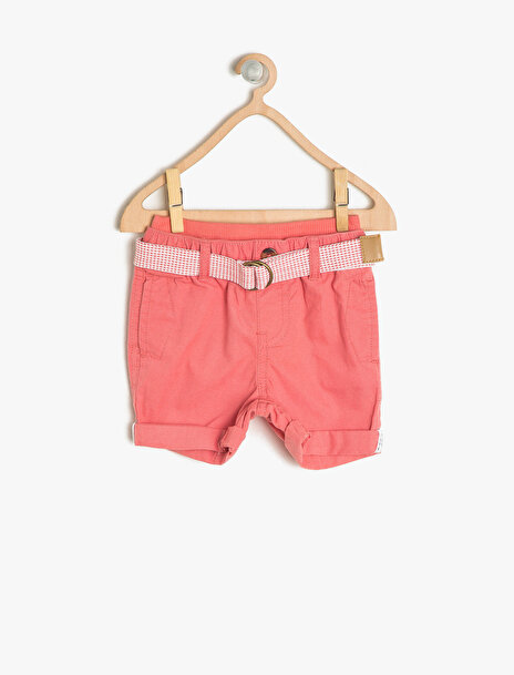 Koton Erkek Çocuk Kemer Detaylı Şort