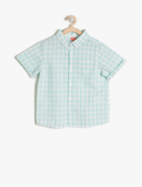 Koton Erkek Çocuk Kareli Gömlek