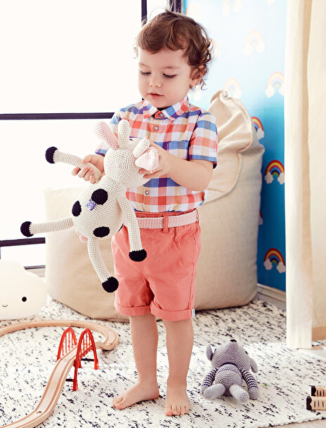 Koton Erkek Çocuk Kareli Gömlek