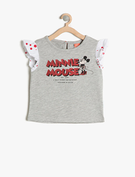 Koton Kız Çocuk Minnie By Koton T-Shirt