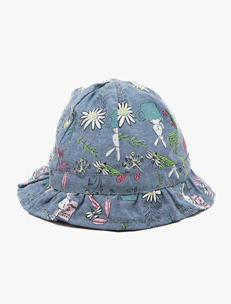 Koton Kız Çocuk Desenli Şapka