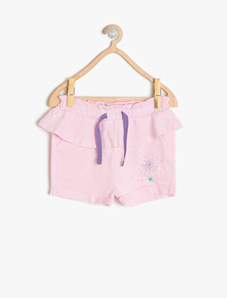 Koton Kız Çocuk Baskılı Şort Koton Kız Çocuk Baskılı Şort