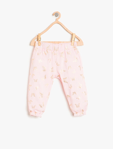 Koton Kız Çocuk Hayvan Baskılı Pantolon