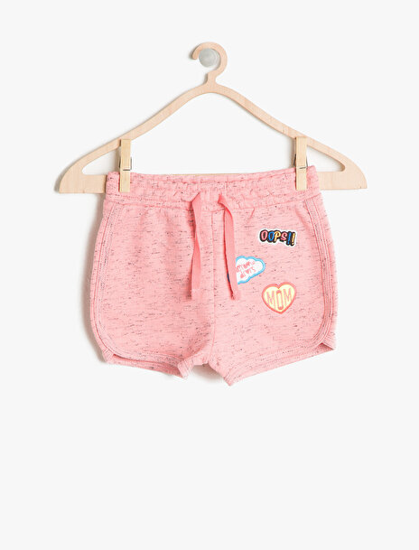 Koton Kız Çocuk Aplikeli Şort