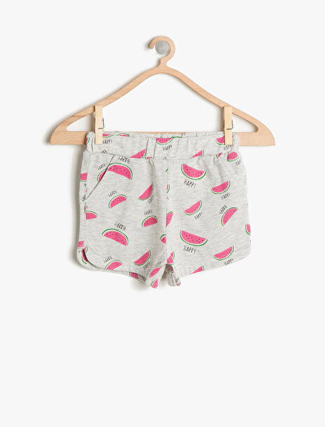 Koton Kız Çocuk Baskılı Şort