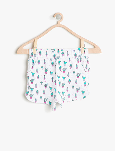 Koton Kız Çocuk Desenli Şort