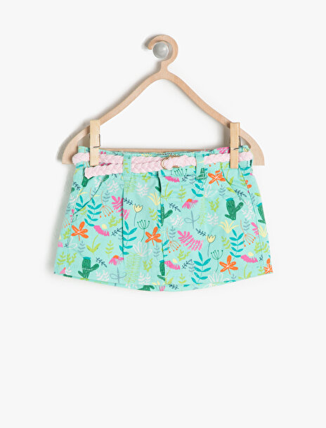 Koton Kız Çocuk Kemerli Etek