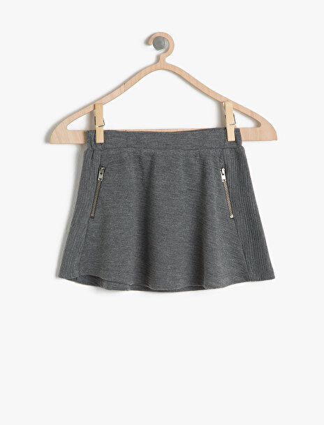 Koton Kız Çocuk Fermuar Detaylı Etek
