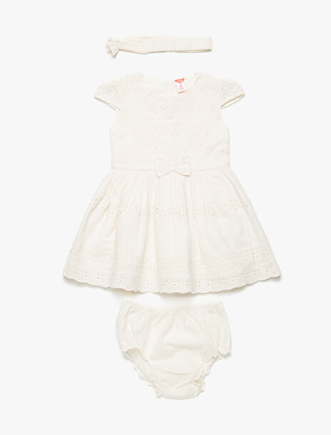 Koton Kız Çocuk Fiyonk Detaylı Elbise Seti