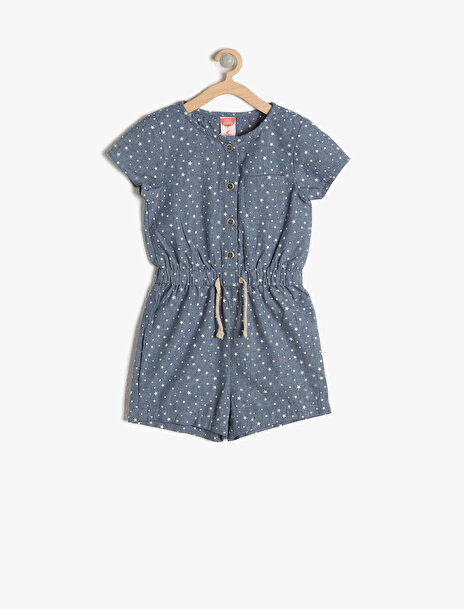 Koton Kız Çocuk Baskılı Tulum