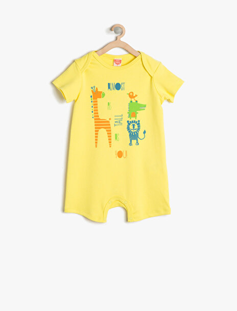 Koton Erkek Çocuk Hayvan Baskılı Tulum