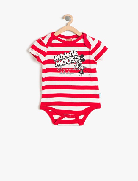 Koton Kız Çocuk Minnie Mouse Baskılı Çıtçıtlı Zıbın Koton Kız Çocuk Minnie Mouse Baskılı Çıtçıtlı Zıbın