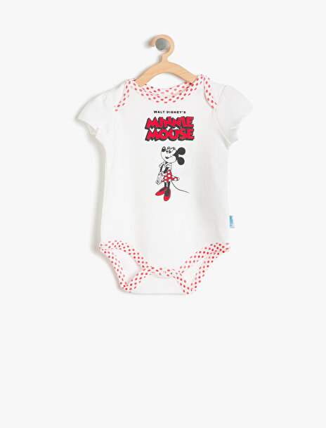 Koton Kız Çocuk Minnie Mouse Baskılı Çıtçıtlı Zıbın Koton Kız Çocuk Minnie Mouse Baskılı Çıtçıtlı Zıbın