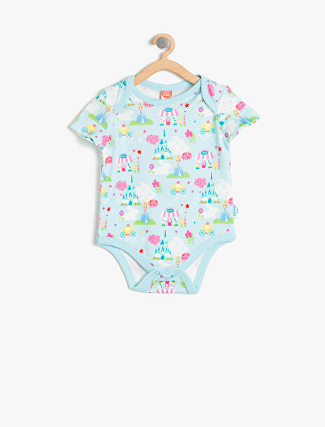 Koton Kız Çocuk Baskılı Çıtçıtlı Zıbın