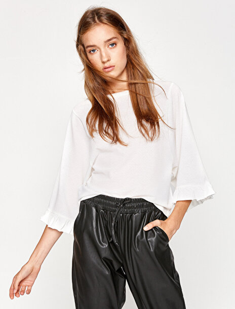 Koton Kadın Yarasa Kollu T-Shirt