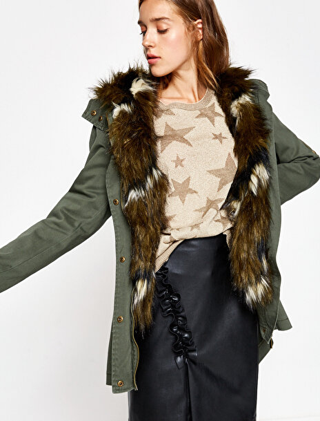 Koton Kadın Kapüşonlu Parka