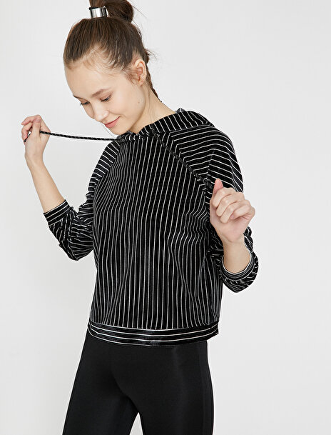 Koton Kadın Kapişonlu Sweatshirt Koton Kadın Kapişonlu Sweatshirt