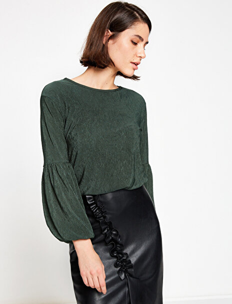 Koton Kadın Kol Detay T-Shirt