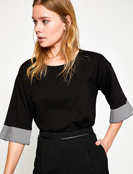 Koton Kadın Yarasa Kollu T-Shirt