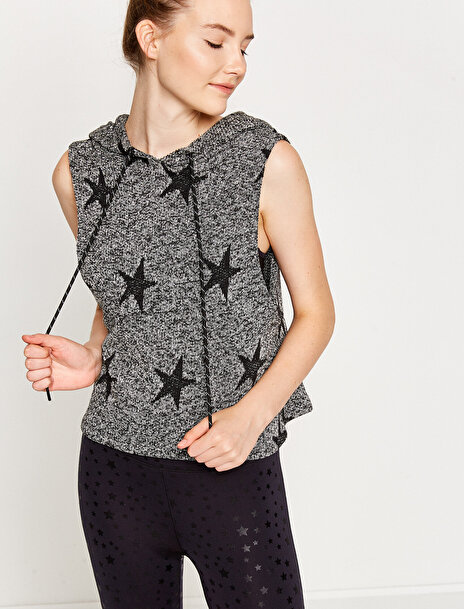 Koton Kadın Ebru Şallı Loves Koton Sport Yelek