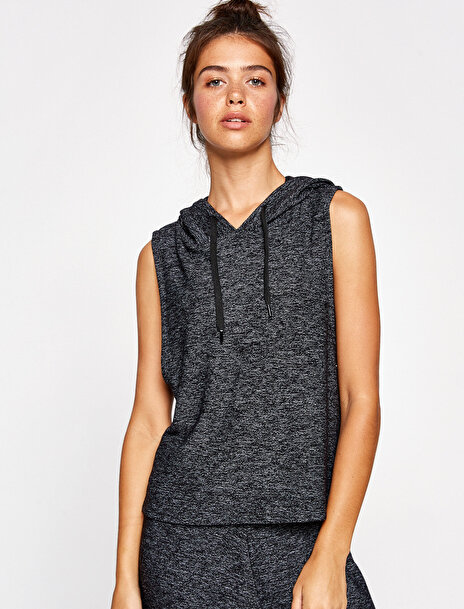 Koton Kadın Kapüşonlu Spor Yelek