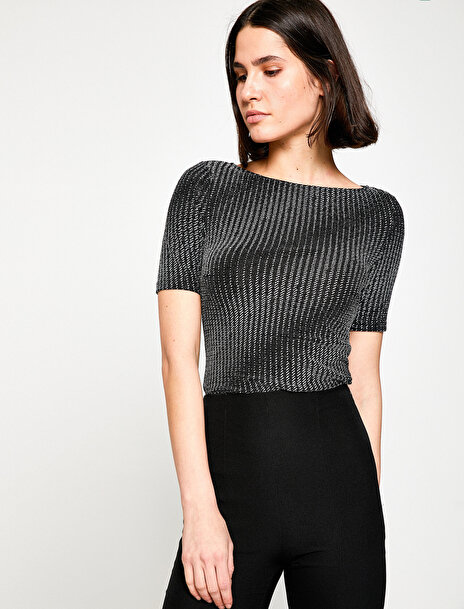 Koton Kadın Sırt Detaylı Bluz