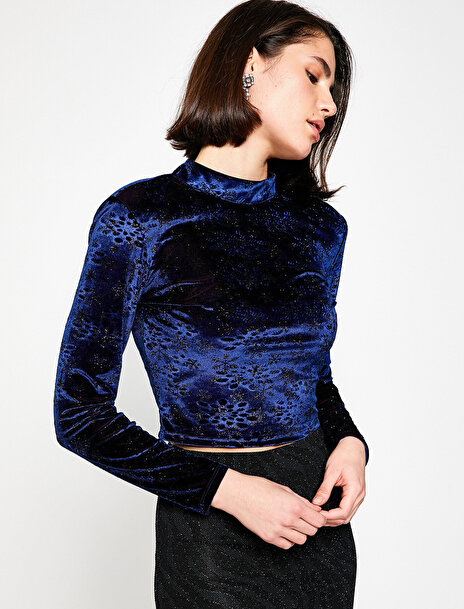 Koton Kadın Kadife Bluz