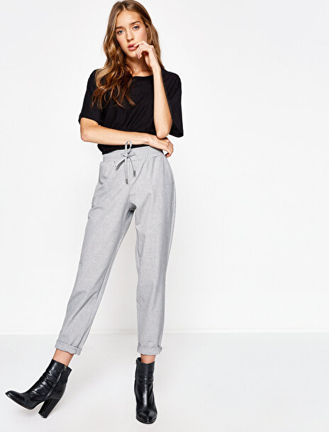 Koton Kadın Beli Bağlamalı Jogger Pantolon
