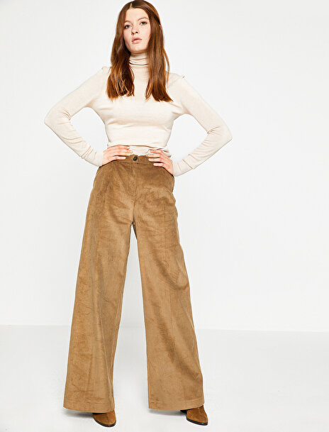 Koton Kadın Kadife Pantolon