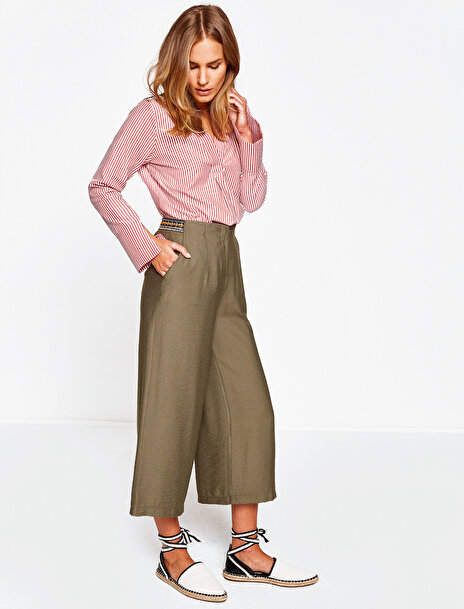 Koton Kadın Kısa Paça Pantolon