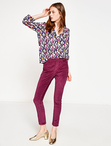 Koton Kadın Kadife Pantolon