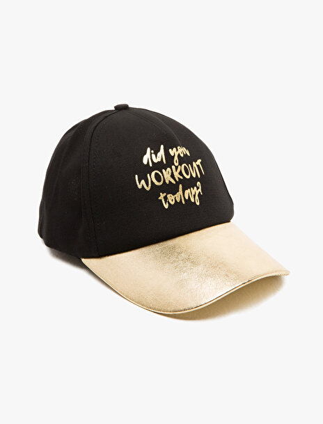 Koton Kadın Yazılı Baskılı Şapka