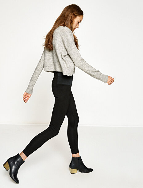 Koton Kadın Biye Detaylı Tayt