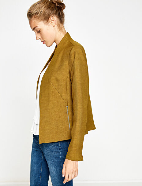 Koton Kadın Fermuar Detaylı Ceket Koton Kadın Fermuar Detaylı Ceket