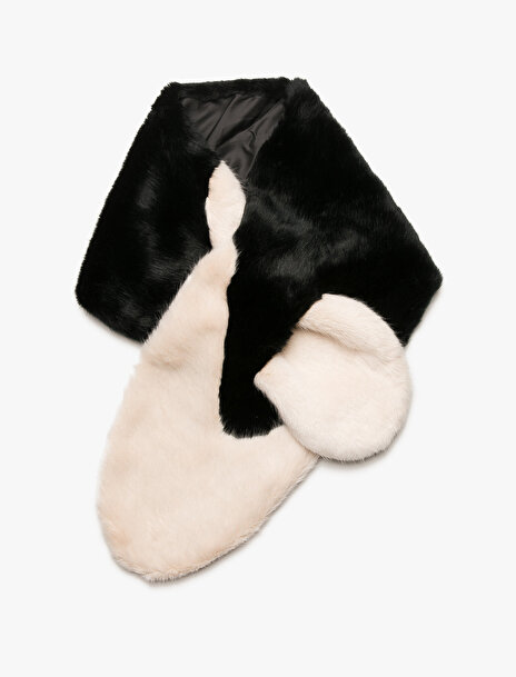 Koton Kadın Suni Kürk Detaylı Atkı