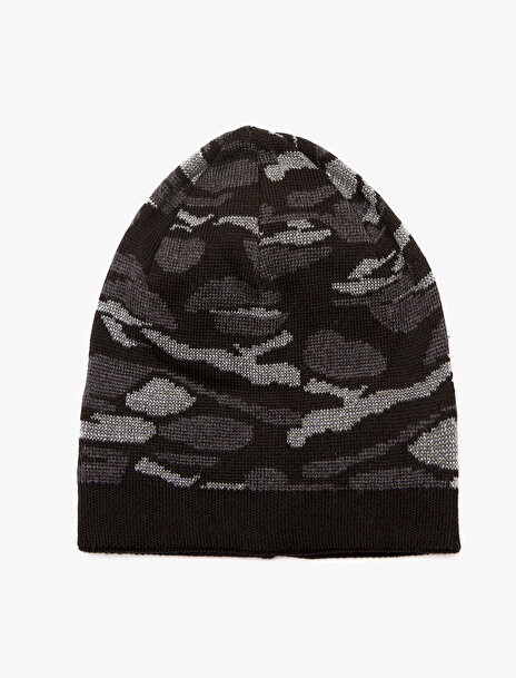 Koton Kadın Kamuflaj Desenli Bere