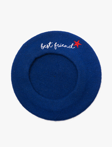 Koton Kadın Yazılı İşlemeli Bere