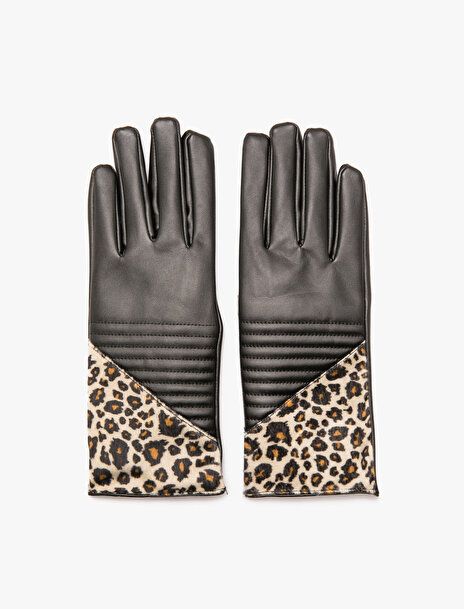Koton Kadın Lepoar Desenli Eldiven