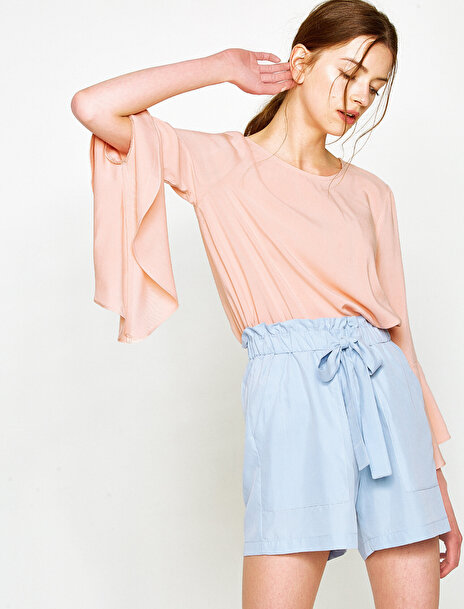 Koton Kadın Kolları Volanlı Bluz