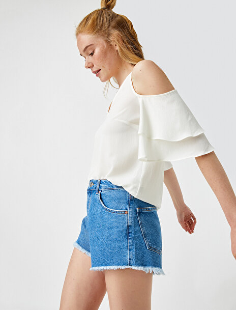 Koton Kadın Yarasa Kollu Bluz