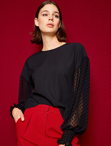 Koton Kadın Puantiyeli Bluz