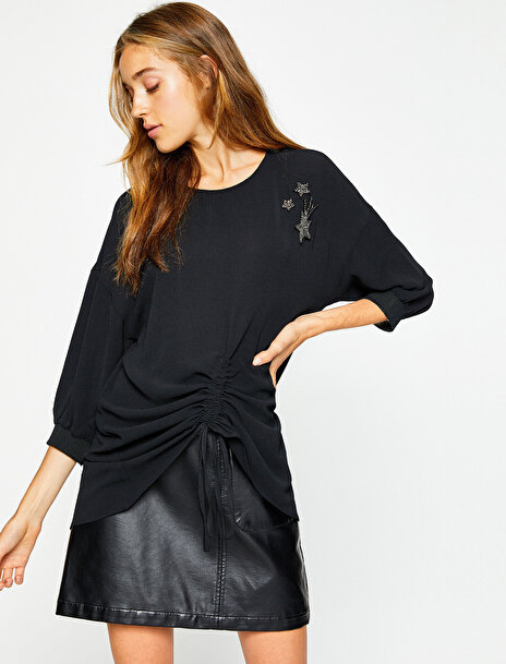 Koton Kadın Boncuk İşlemeli Bluz