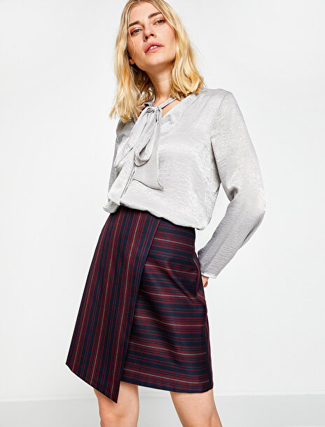 Koton Kadın Çizgili Etek