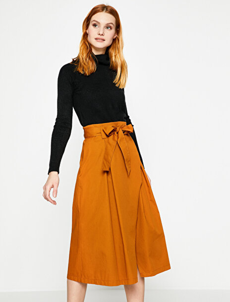 Koton Kadın Beli Bağlamalı Etek