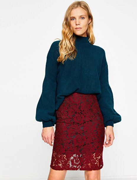 Koton Kadın Dantel Etek