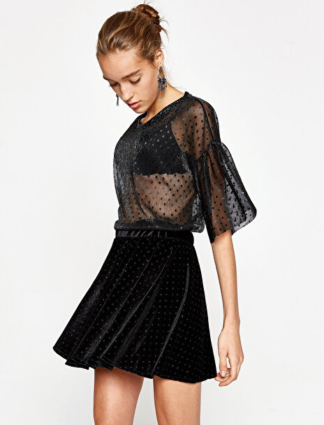 Koton Kadın Puantiyeli Etek