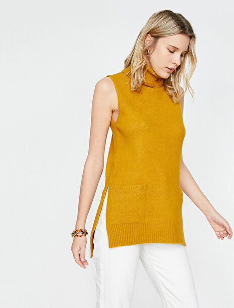 Koton Kadın Boğazlı Triko Kazak